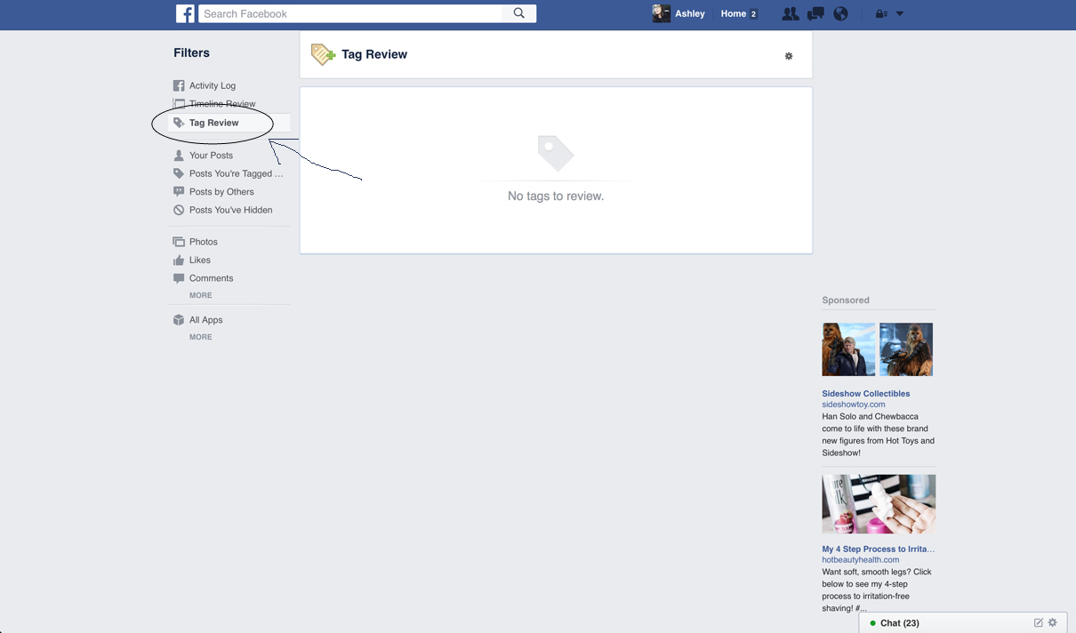 How to Approve Facebook Tags