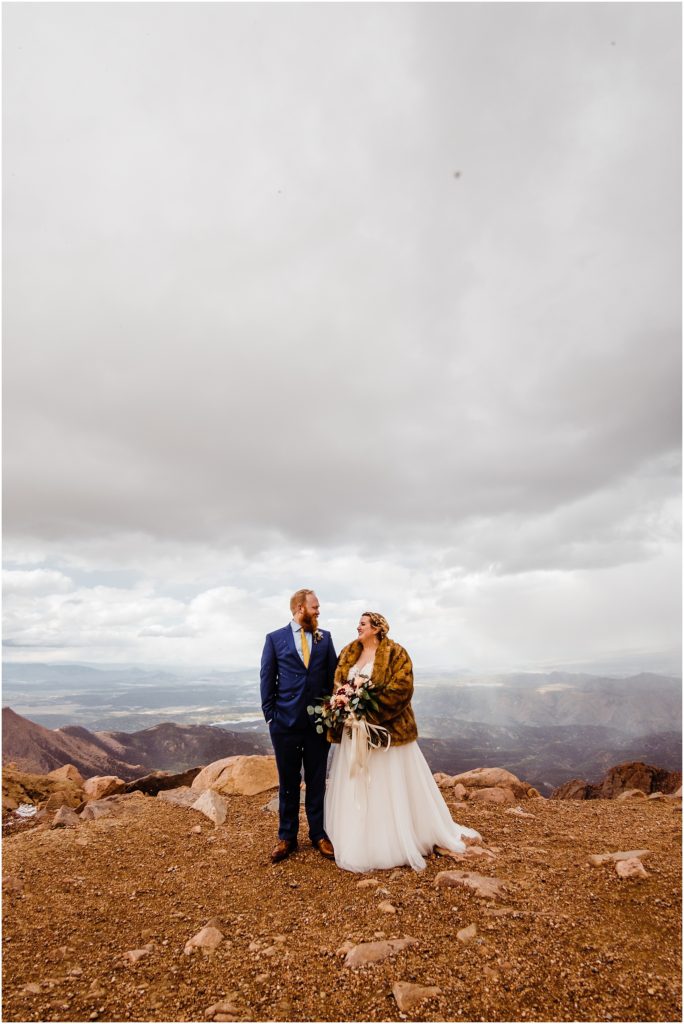 Pikes Peak Wedding on a 14,000 Foot Mountaintop