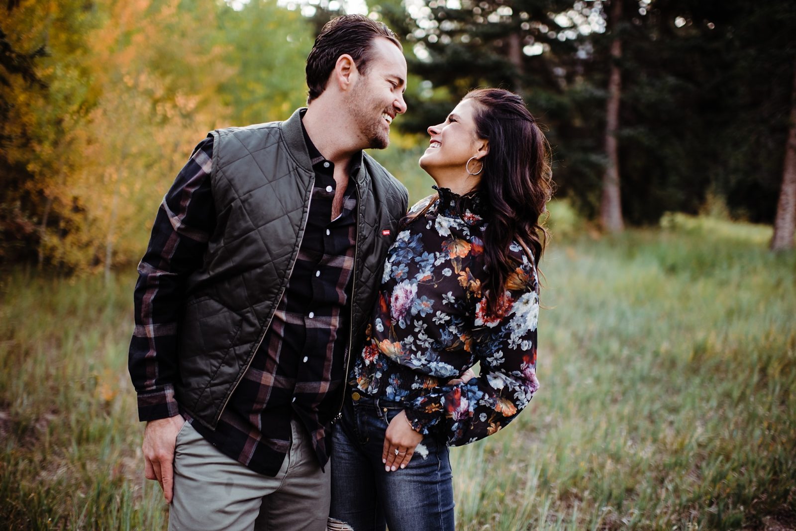 Aspen Engagement Session at Tagert Lake in Colorado