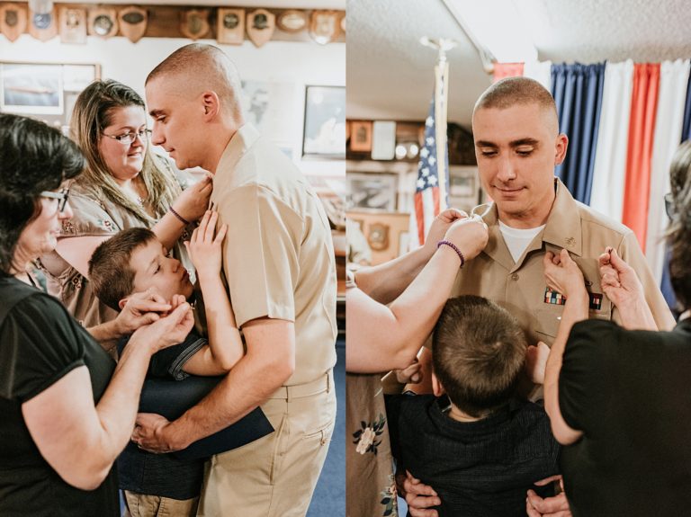 Chief Pinning Ceremony at St Mary's Submarine Museum