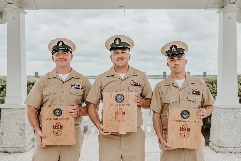 Chief Pinning Ceremony at St Mary's Submarine Museum