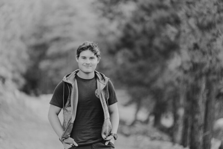 Senior Session at Hualapai Mountain Park | Brayden, Class of 2024